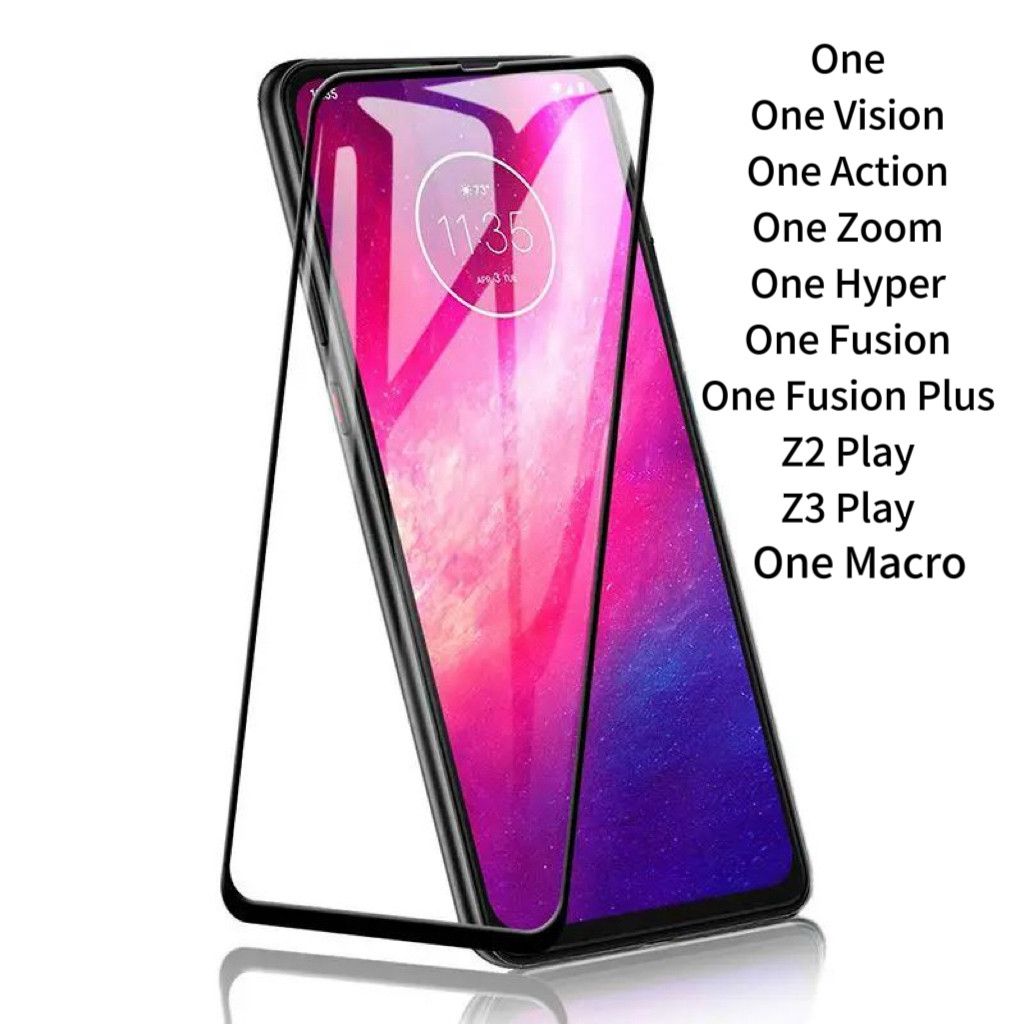 Kit 3 Peças Película Vidro Temperado 3D Espessura Max Motorola One ...