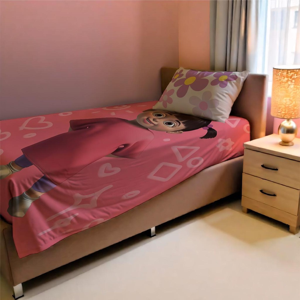Forro de cama e fronha personalizado Mon_stros S a | Shopee Brasil