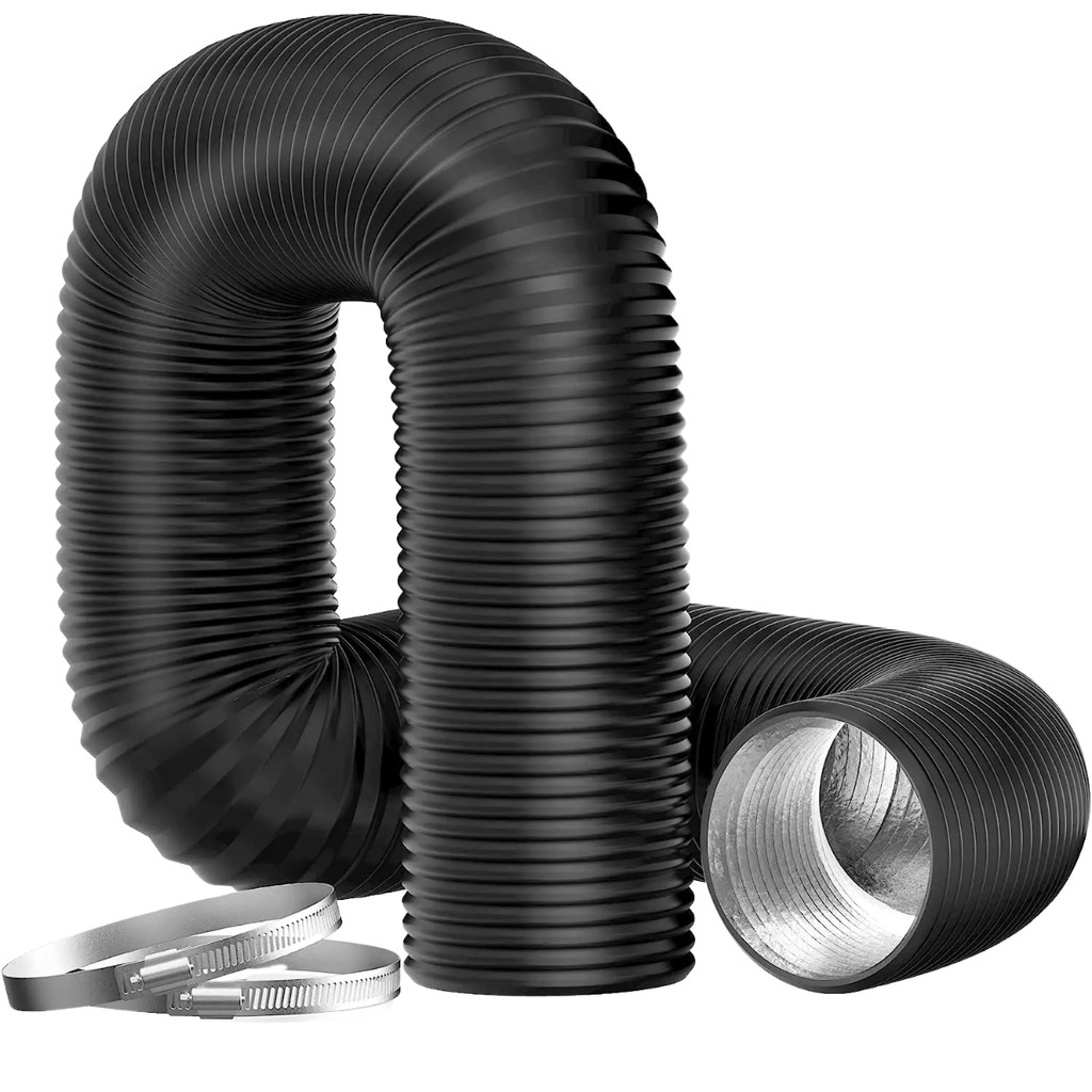 DUTO FLEXÍVEL COIFA VENTILAÇÃO 5" x 2,5 MT PRETO | Shopee Brasil