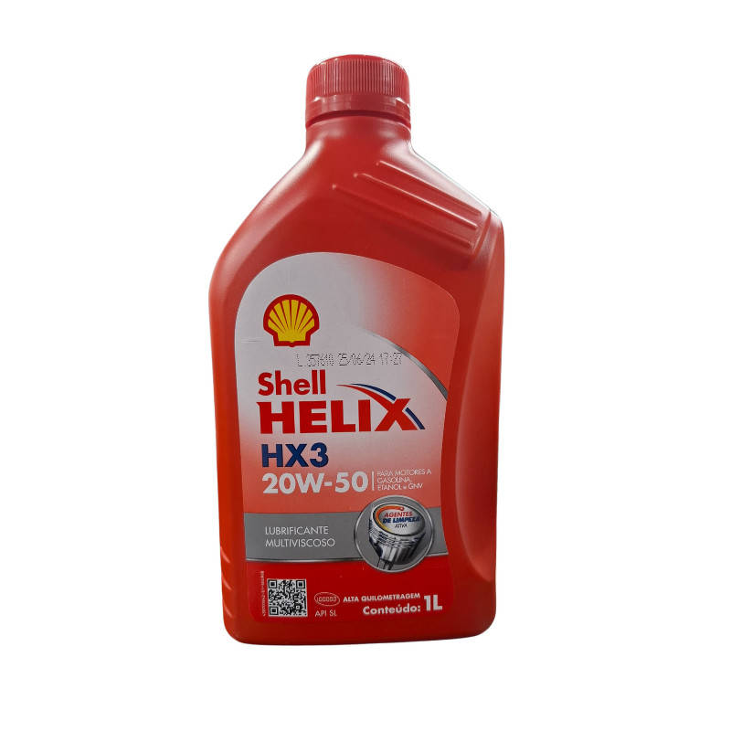 Óleo de Motor Shell Helix HX3 Mineral API SL 20W-50 Original | Shopee ...