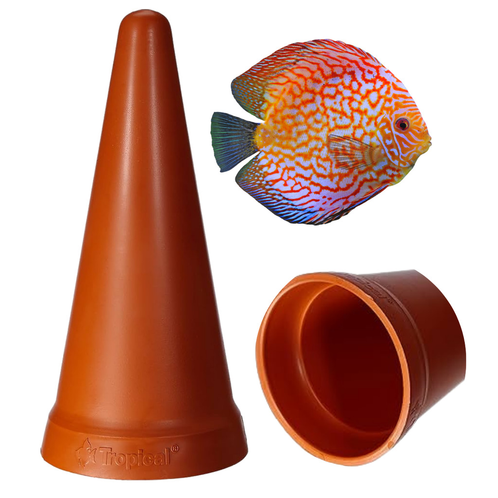 Tropical Cone Para Desova De Acará Disco Kegel Cone para Ovos de Peixe Maternidade de Peixes ...