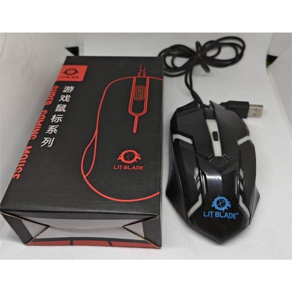Mouse Gamer Usb Led Rgb Com Fio | Shopee Brasil
