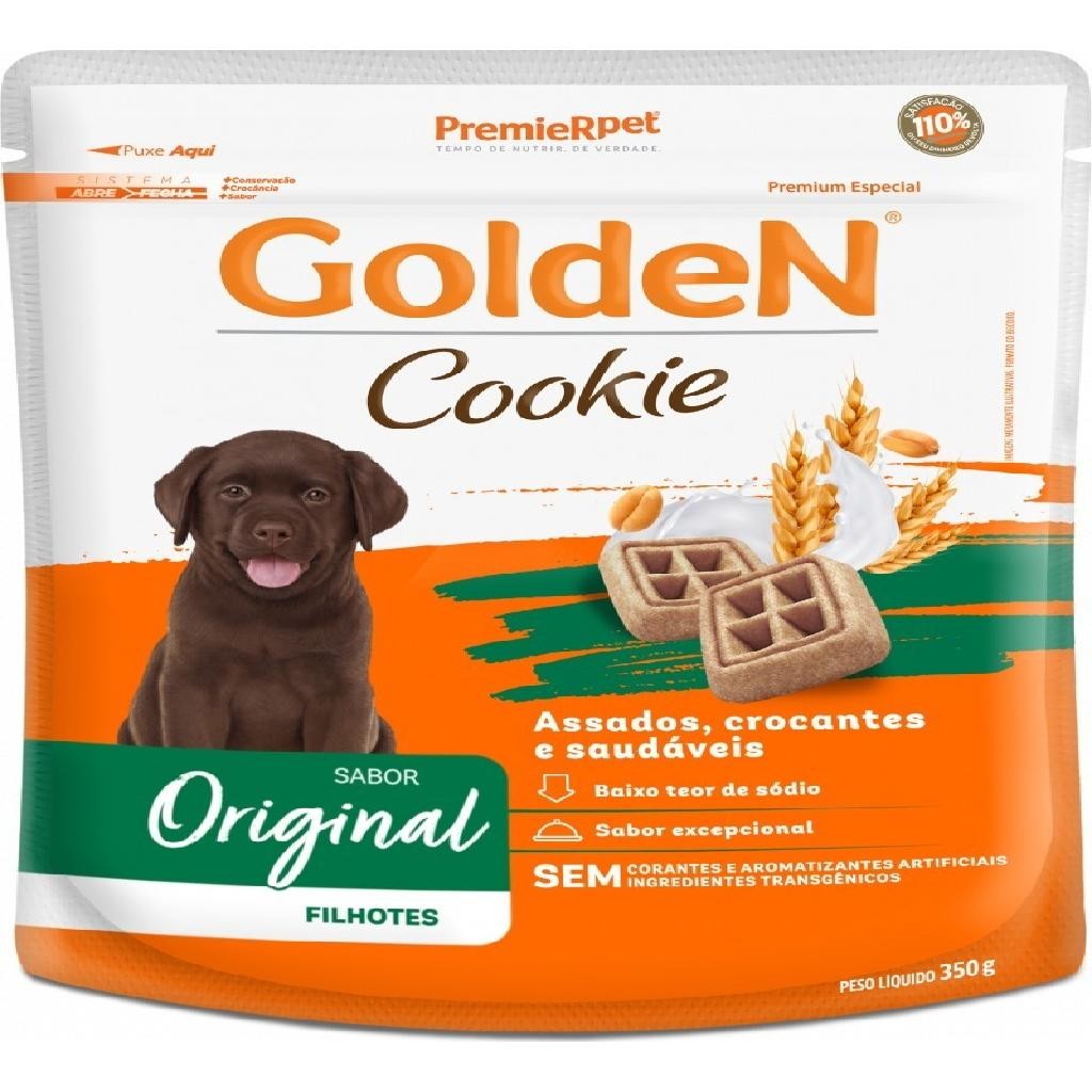 Kit 2 und Biscoitos Golden Cookie Cães Filhotes Sabor Original | Shopee ...