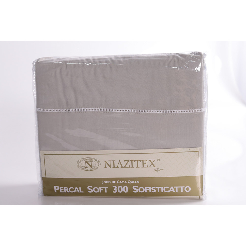 Jogo De Cama Percal Soft 300 Sofisticatto Solteiro Niazitex | Shopee Brasil