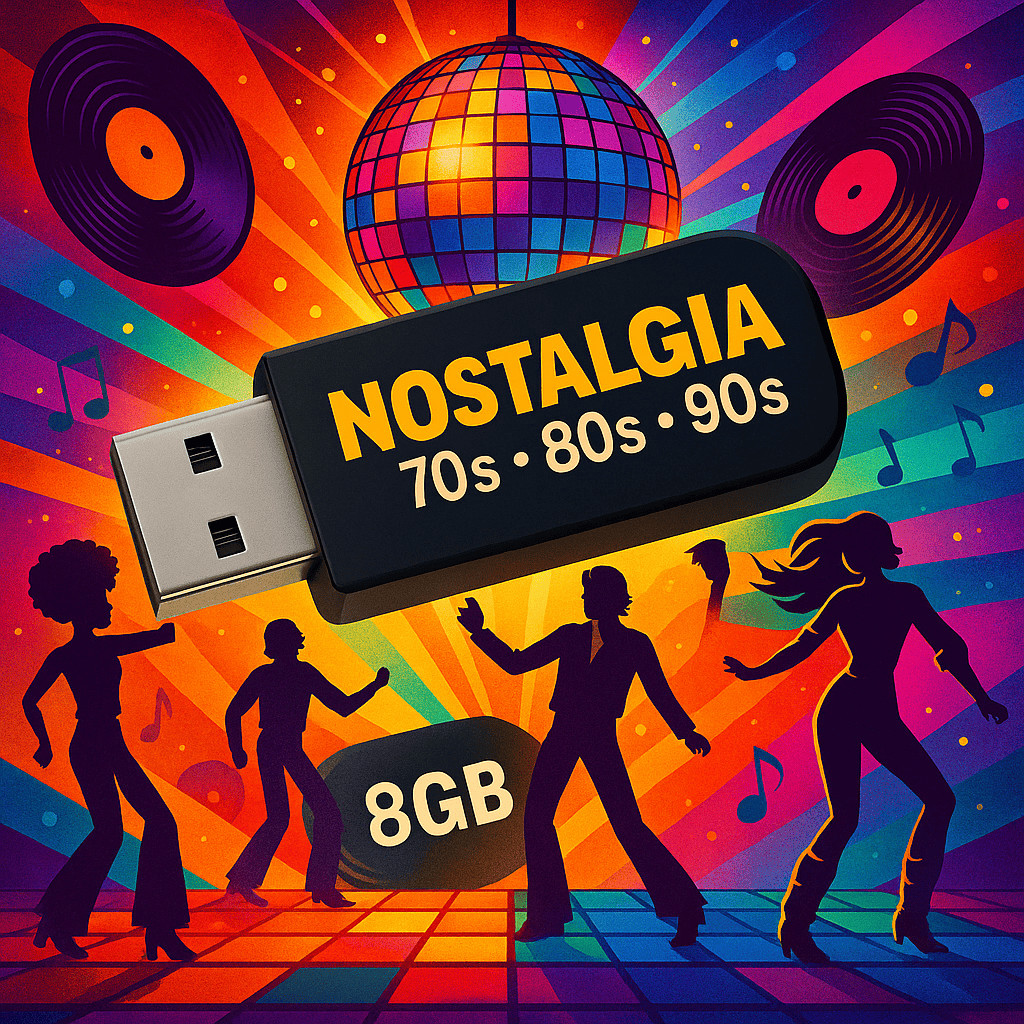 Pendrive Flashback Anos 70/80/90 – +100 Clipes em Vídeo – Sucessos ...