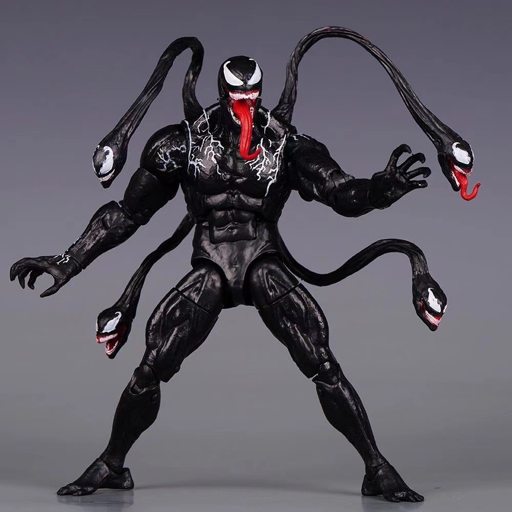 Marvel legends Symbiotic Multi-Head Venom 2 Versão do filme Modelo ...