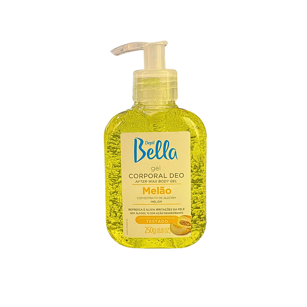Gel Corporal Calmante e Hidratante Melão Depil Bella 250g | Shopee Brasil