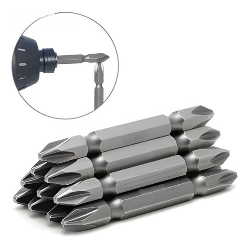 Bits Phillips Makita Ph2-65mm Caixa Com 10 Un Chave Madeira de precisão ...