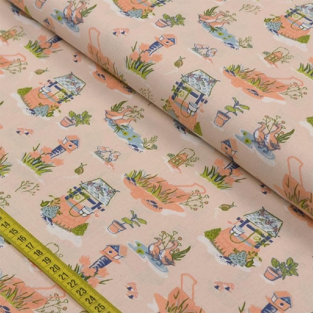 Tecido Estampado para Patchwork - Bosque: Bosque Cor 01 (0,50x1,40 ...