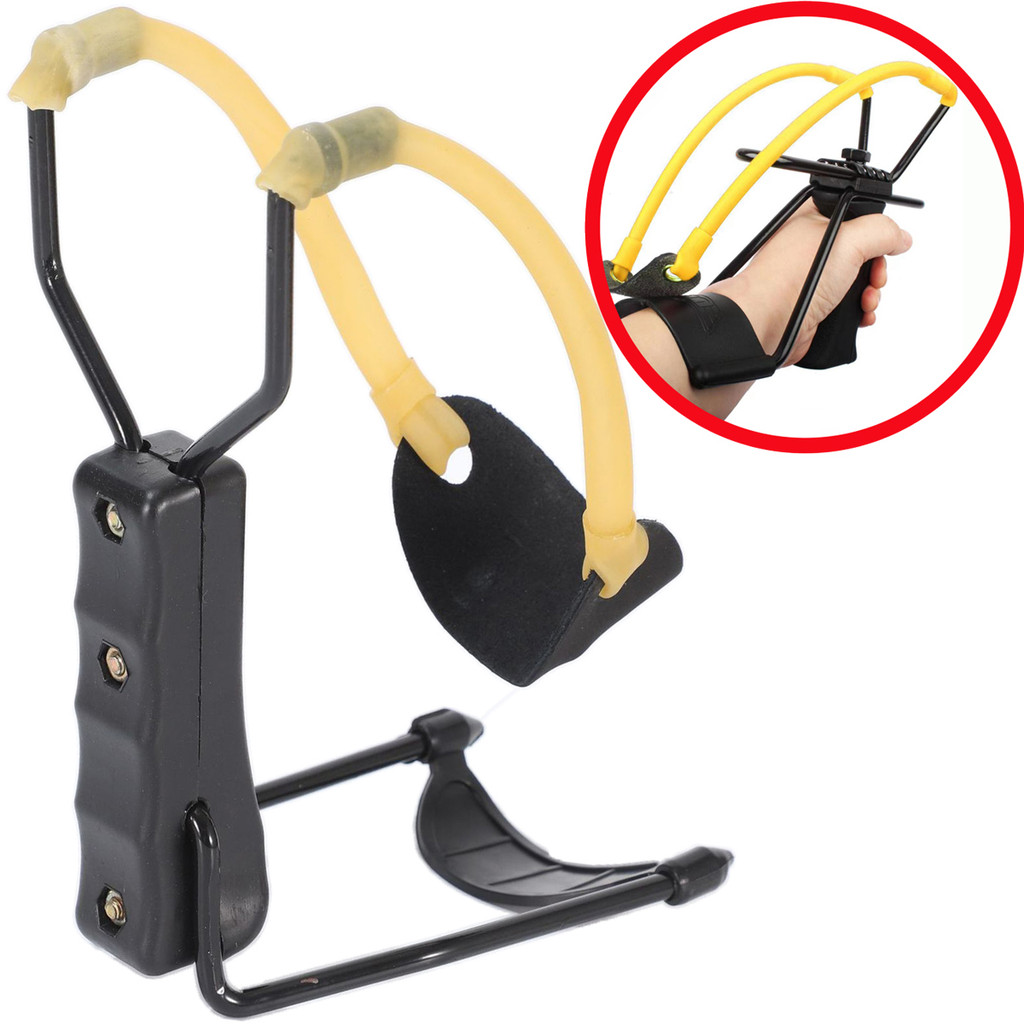 Atiradeira Estilingue Profissional slingshot c/ apoio S13 | Shopee Brasil