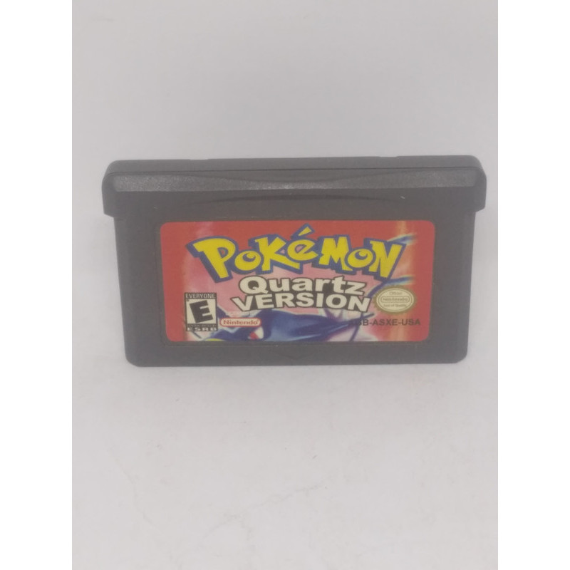 POKEMON QUARTZ VERSION GAME BOY ADVANCE PARALELO | Shopee Brasil