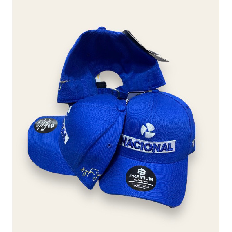 Bone nacional Ayrton Senna Premium | Shopee Brasil