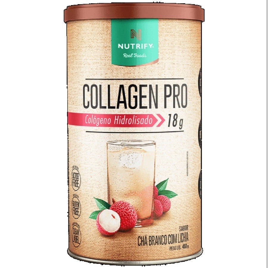 Collagen Pro Colágeno Hidrolisado 450g - Nutrify Real Foods | Shopee Brasil