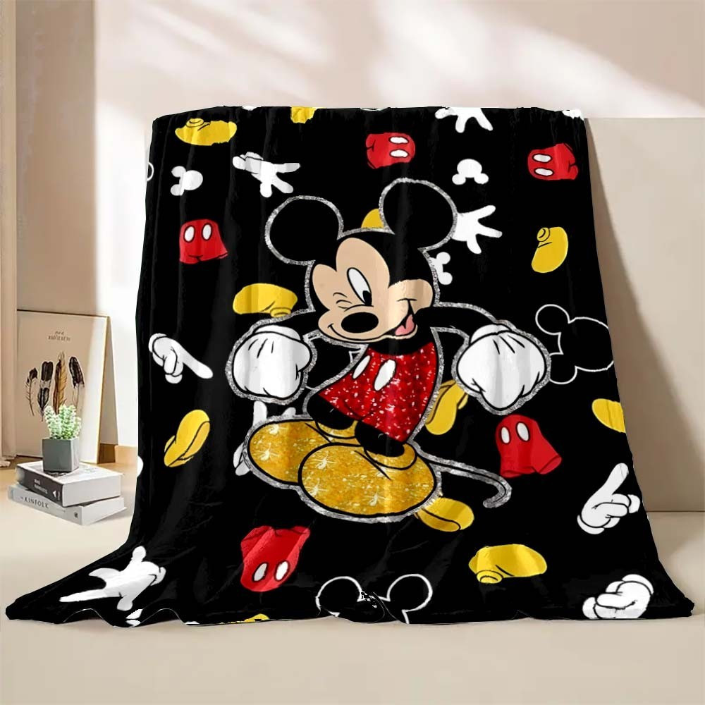 Bebê Dos Desenhos Animados Menina Lance Macio Fofo Cobertor Mickey ...