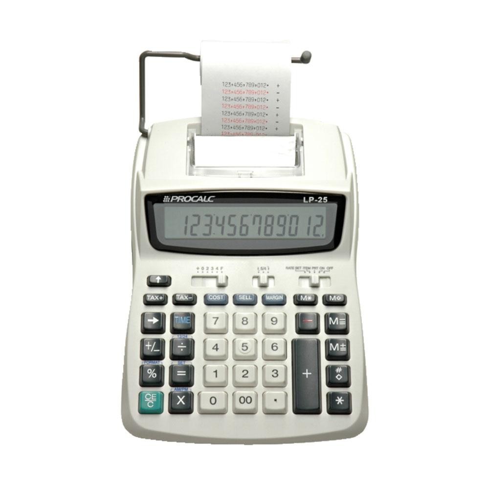 Calculadora De Impressao Procalc Lp25 12 Digitos Bivolt | Shopee Brasil