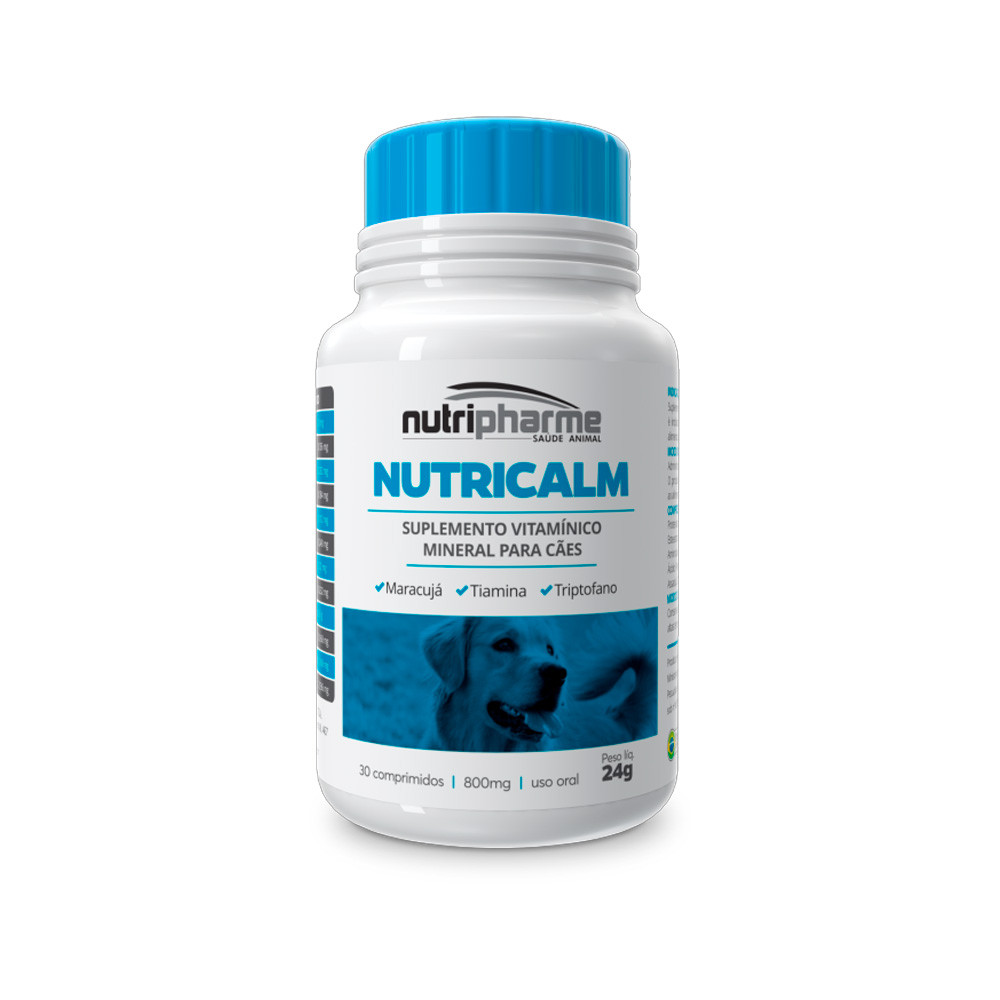 Nutricalm 800mg 30 comprimidos - Suplemento Vitamínico Mineral para ...