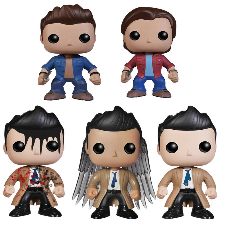 Funko POP Sobrenatural Castiel Sam Dean Action Figure Modelo De Bonecos ...