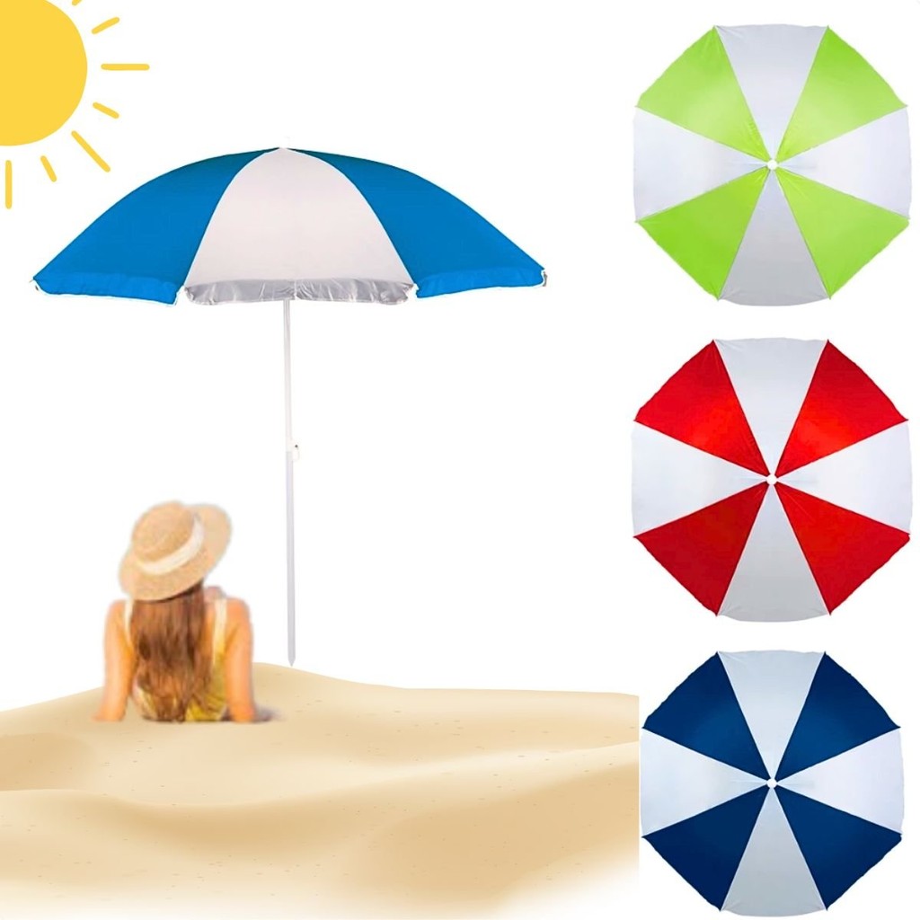 Guarda Sol Praia Piscina Pesca Camping Verão 1,50 metros | Shopee Brasil