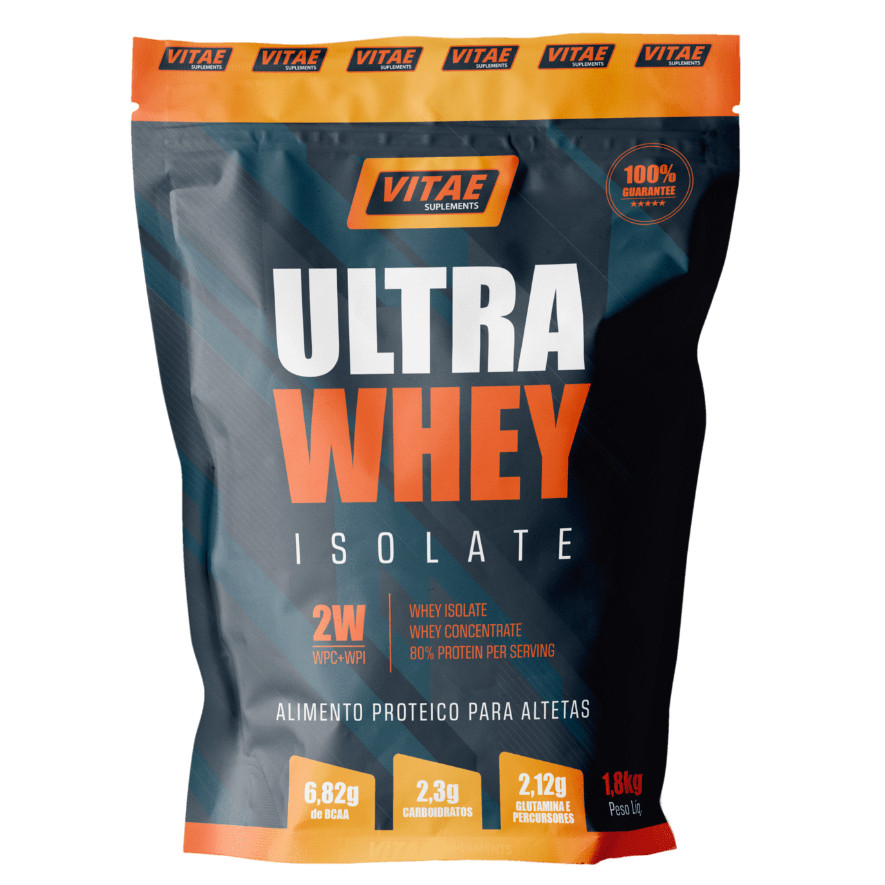 Ultra Whey Protein Isolate Vitae 1.8kg Refil | Shopee Brasil