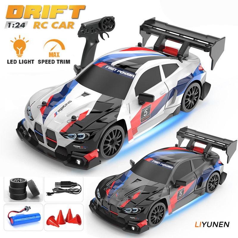1 : 24 RC Drift 4WD Carro Novo Modelo BMW GTR Porsche 911 De Controle ...
