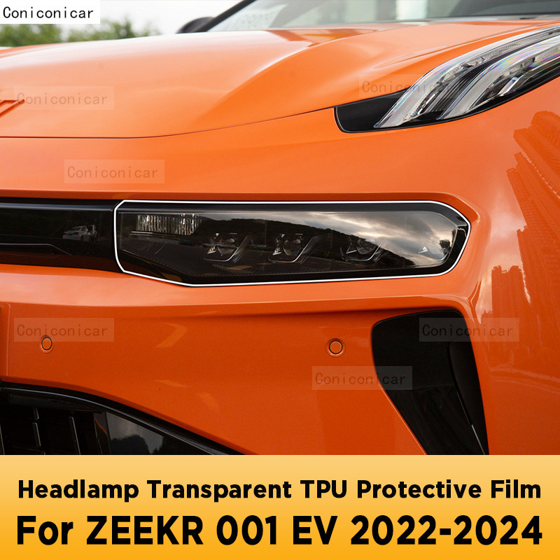 Para ZEEKR 001 EV 2022 2023 2024 Farol Exterior Do Carro Anti-Risco ...