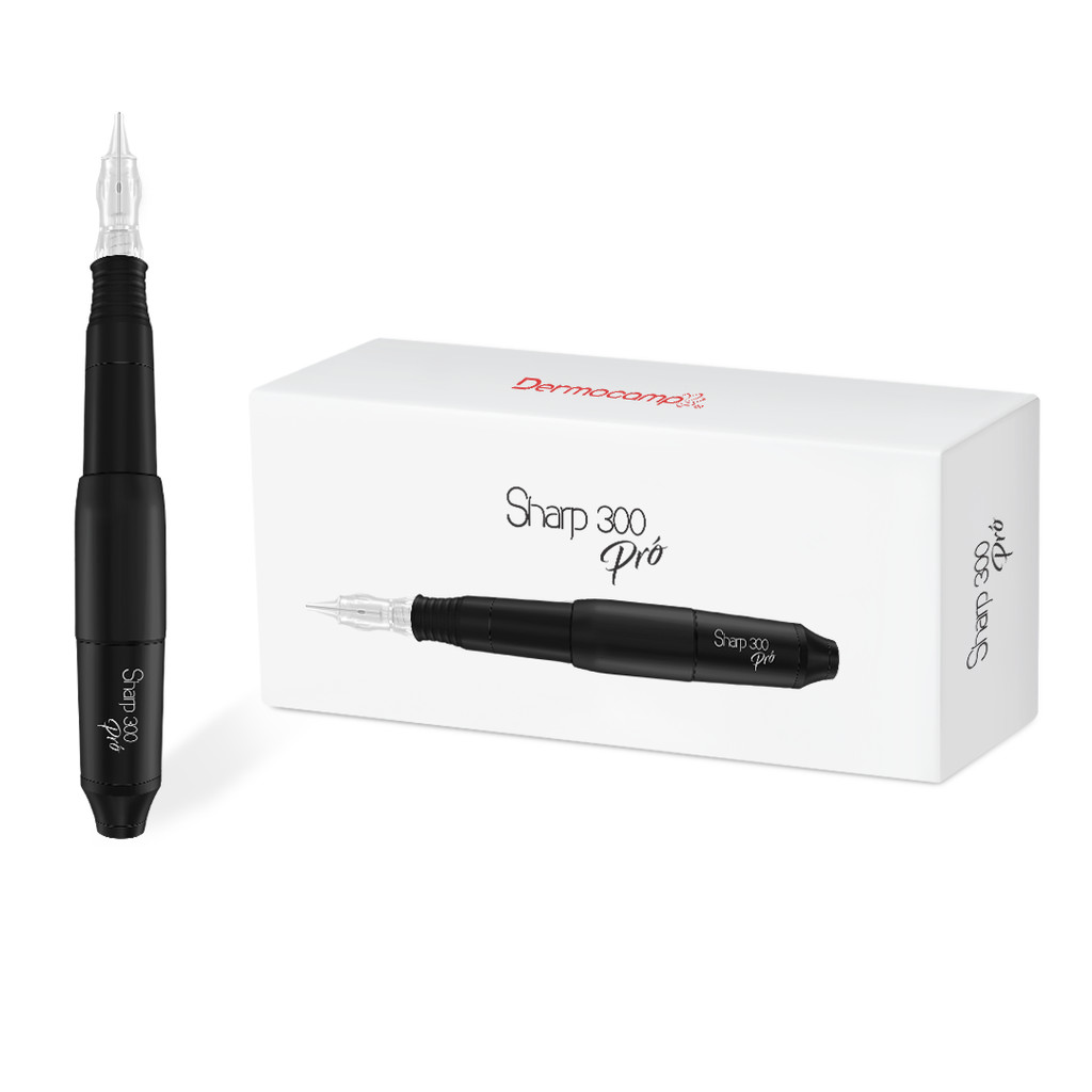 Dermógrafo Sharp 300 Pro Preto Black Dermocamp - Micropigmentação Alta ...