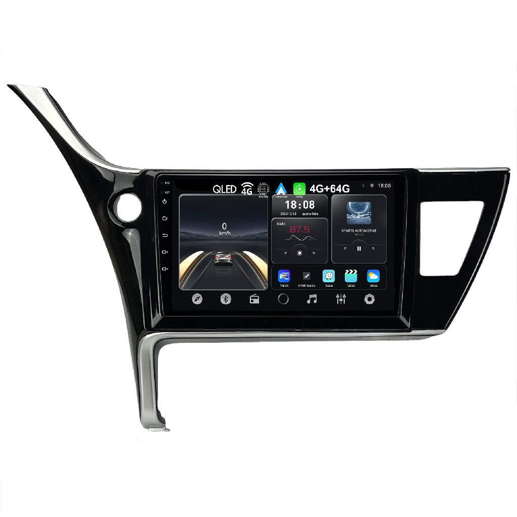 Kit Multimidia 9 Polegadas Android Toyota Corolla 2018 a 2019 Octa Core 4GB 64GB 4G | Shopee Brasil