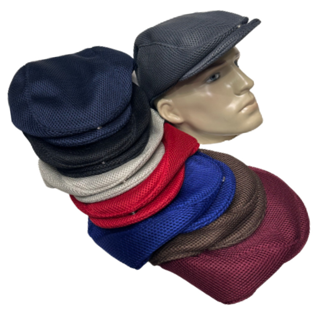 Boné Boina Masculino Chapéu Com Botão De Pressão Frontal Telado Tecido ...