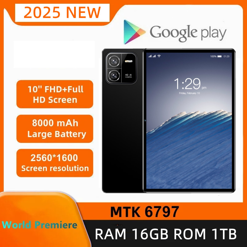 Tablet Andriod World Premiere MTK 6797 Deca Core 16GB + 1TB 8000mAh ...