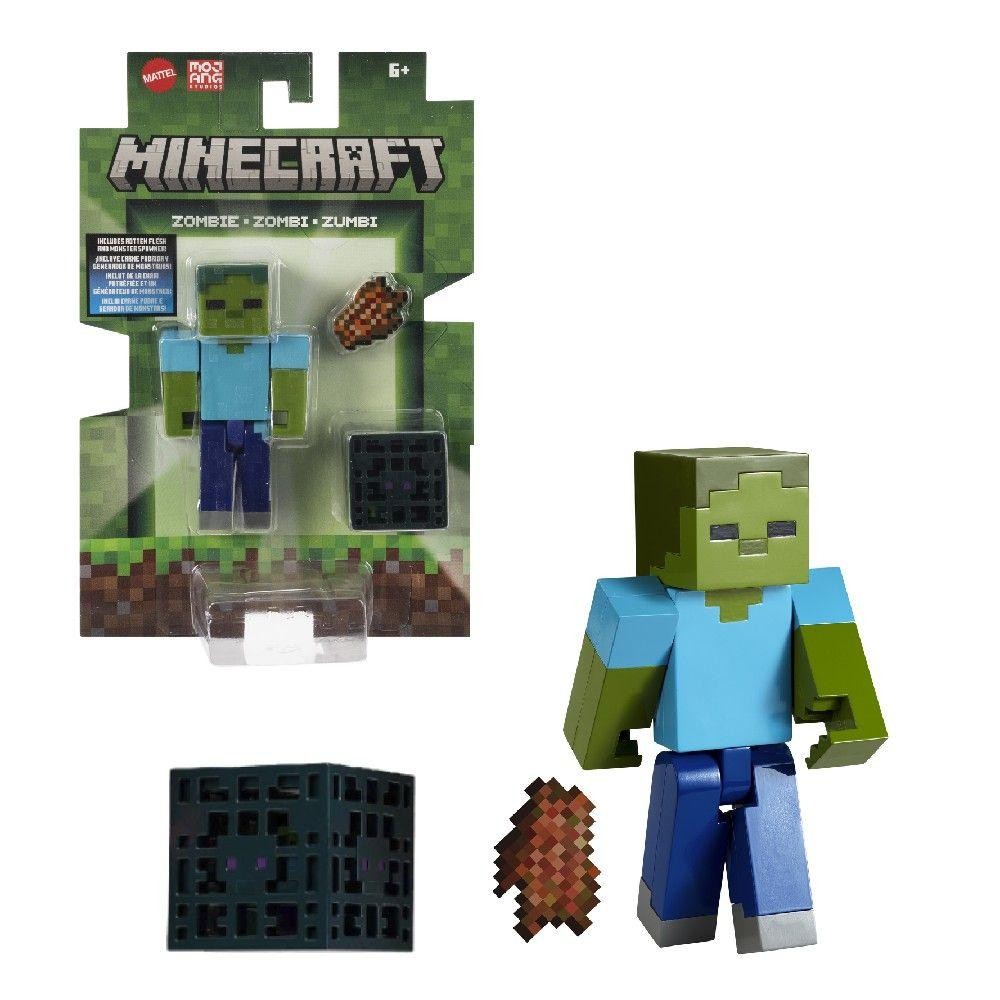 Minecraft Zumbi - Mattel | Shopee Brasil