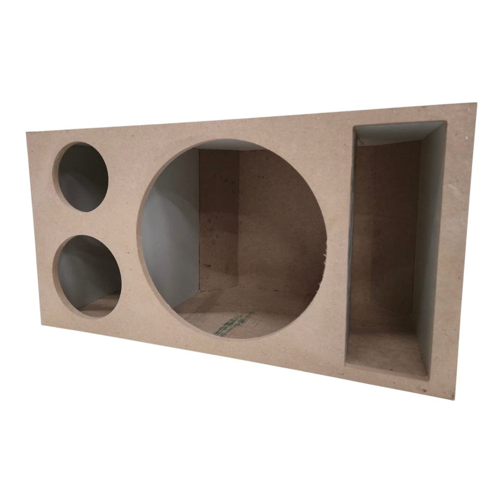 Caixa De Som Trio 12 Polegadas Duto Regua 32 Litros 100% MDF | Shopee ...