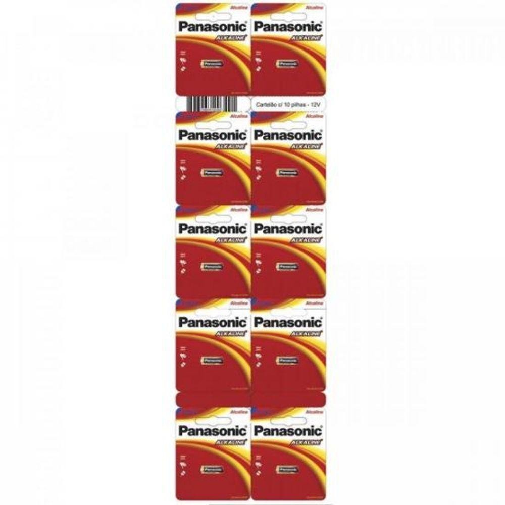 Pilha Alcalina 12V Lr-V08-1B Panasonic - Bli / 10 | Shopee Brasil