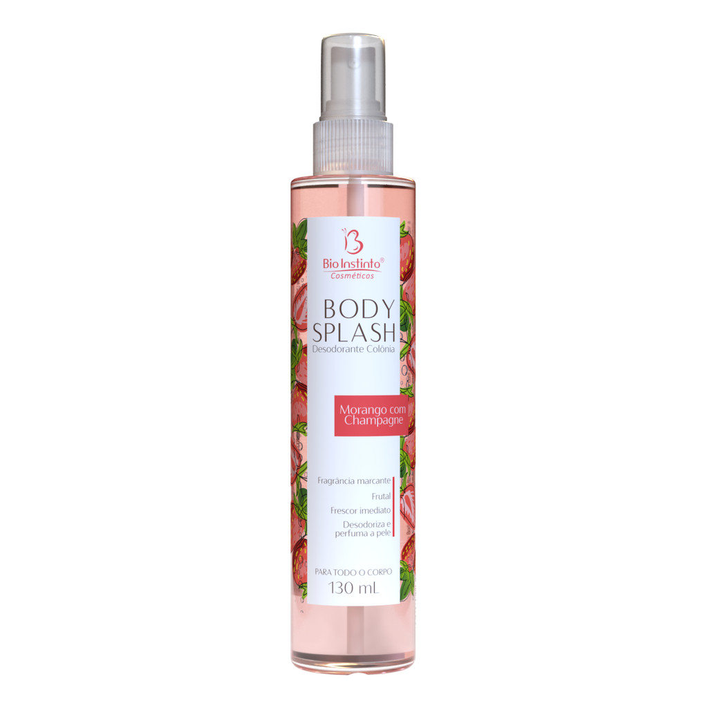 DESODORANTE COLONIA BODY SPLASH MORANGO COM CHAMPAGNE 130 ML | Shopee ...