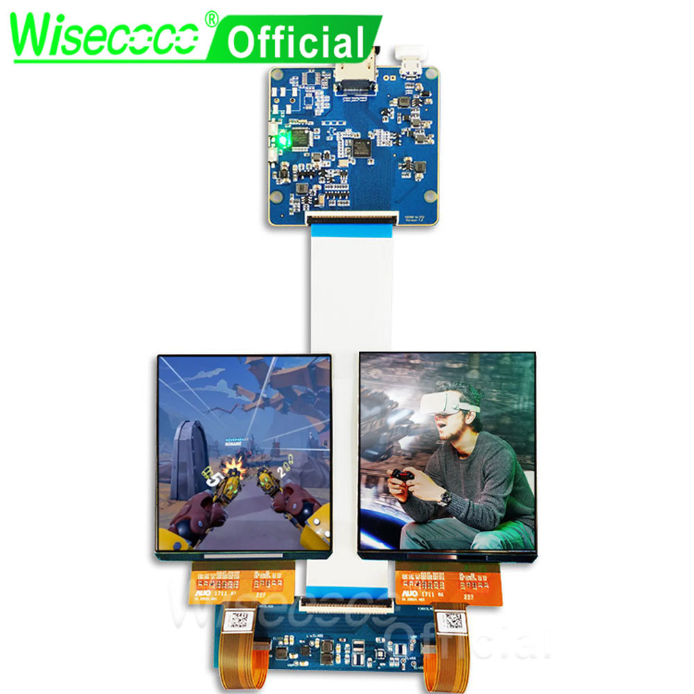 Wisecoco 3.81 Polegada OLED AMOLED 1080 * 1200 MIPI Display LCD Tela Para VR AR HMD Projeto ...