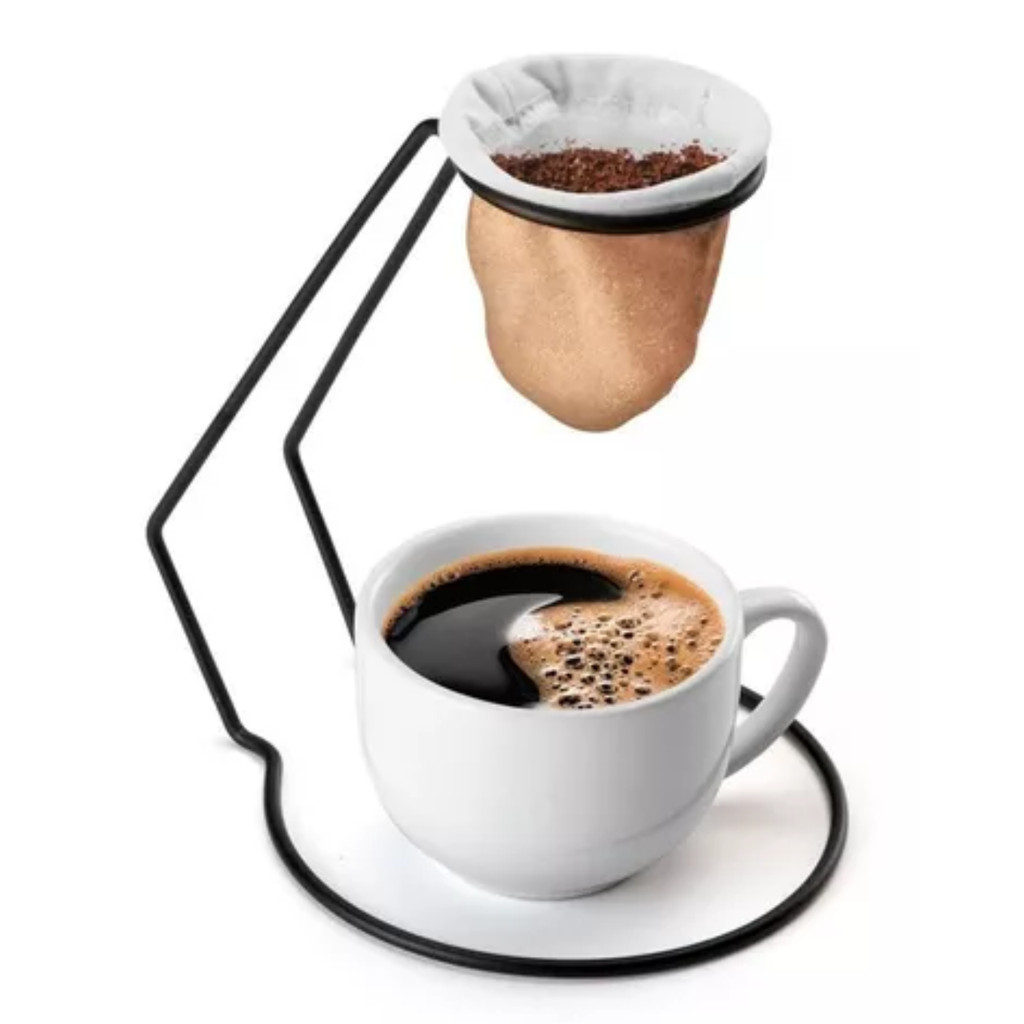 Mini Coador De Café Fast Coffee Individual Filtro Pano Café | Shopee Brasil