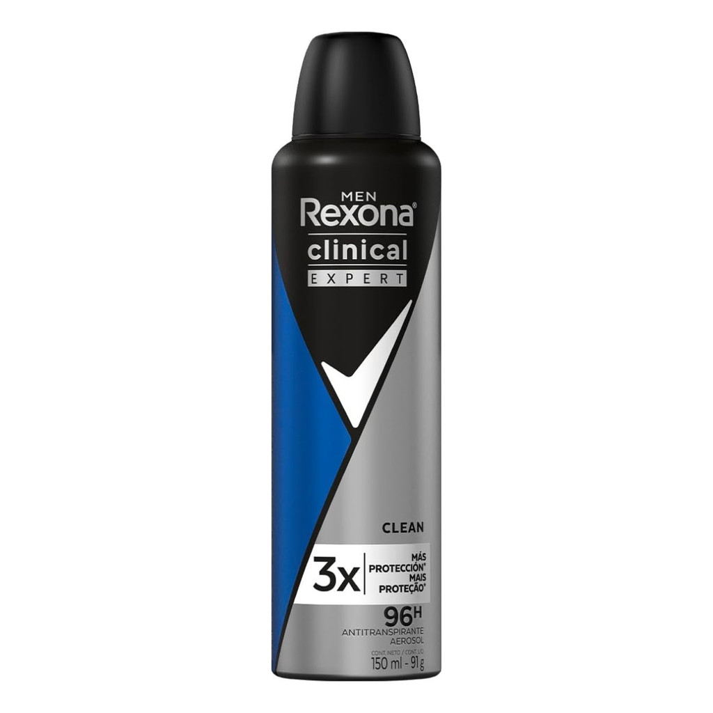 Rexona Clinical Aerossol Men Clean 150ml | Shopee Brasil