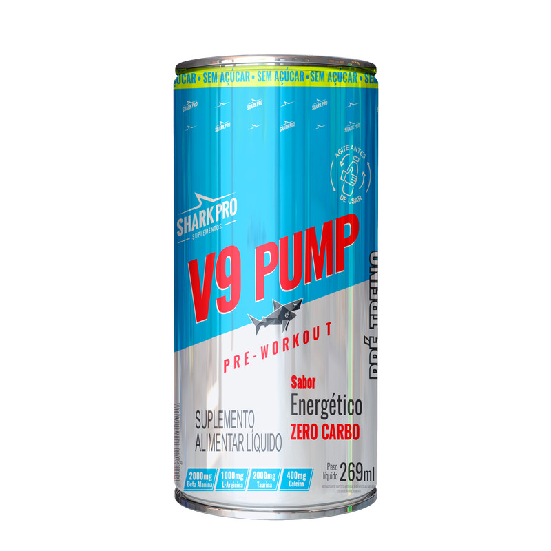 V9 DRINK SABOR ENERGETICO 269ML FARDO C/ 6 UND - SHARK PRO | Shopee Brasil