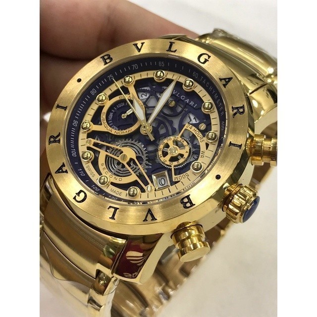 Relogio Bvlgr esqueleto | Shopee Brasil