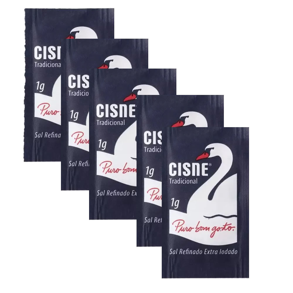 Sal Cisne Sachê 1g Caixa Com 1000 Sachês | Shopee Brasil