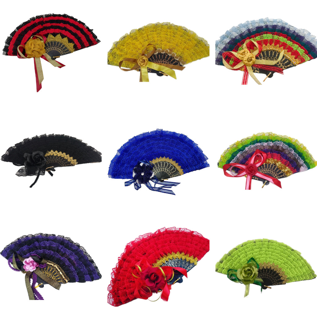 Leque Decorado Pomba Gira Cigana | Shopee Brasil