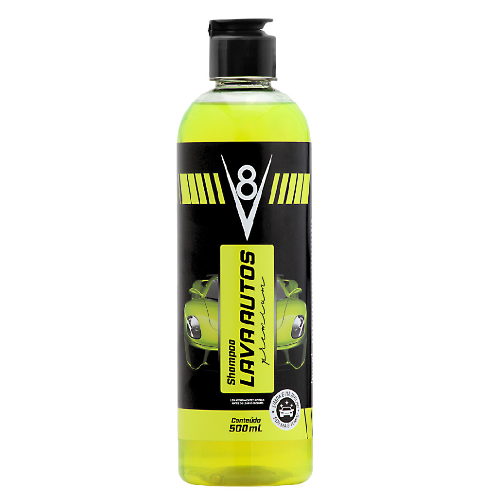 Lava Autos Detergente Automotivo Neutro 500ml V8 | Shopee Brasil
