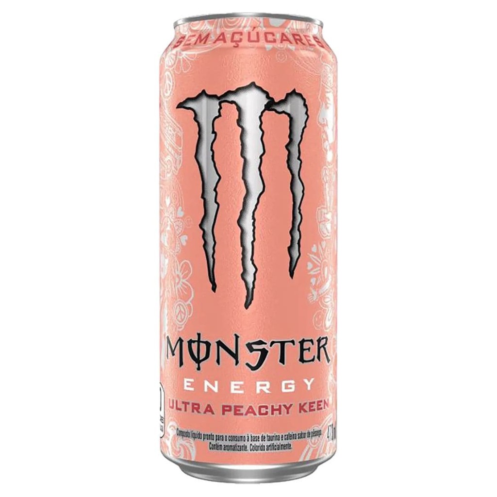 Energético Monster Energy Ultra Peachy Keen Lata 473ml Pêssego Zero ...
