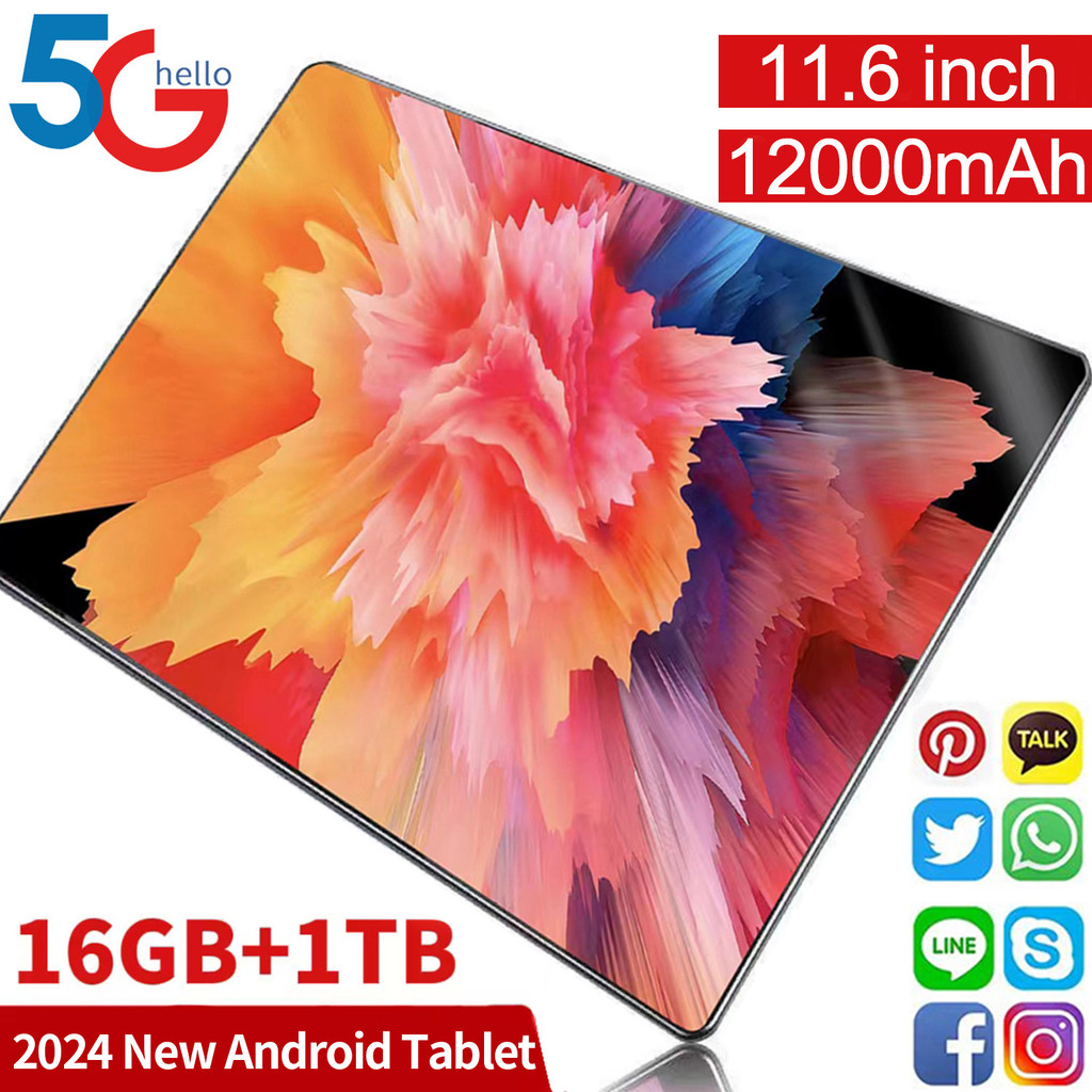 2024 novo estilo rede 11.6 Polegada 10 núcleo Android 13.0 12000mAh ...