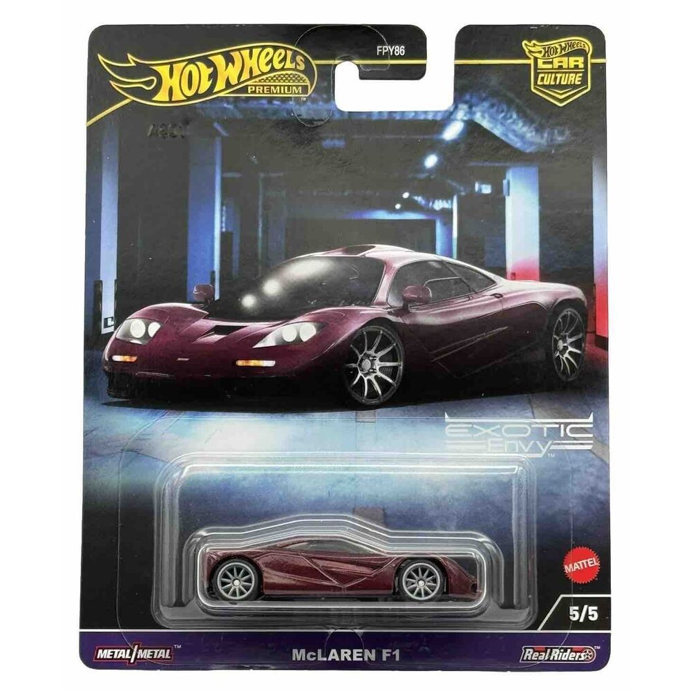 Hot Wheels Premium 2024 HW Cultura De Carro Envy Exótica 5/5 Vermelho ...