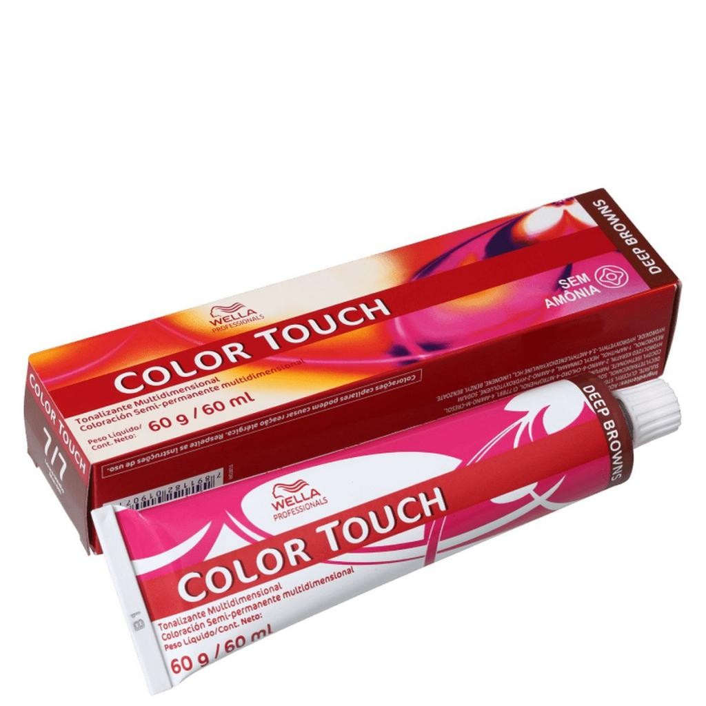 Tonalizante Color Touch 7.7 Louro Médio Marrom Wella Professionals 60g ...