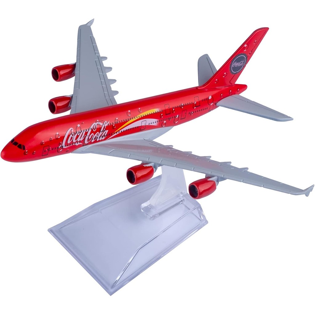 Miniatura Avião Comercial Airbus A380 Coca Cola - Escala 1/400 | Shopee ...