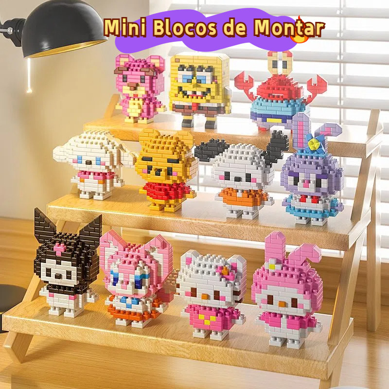 mini Blocos de Montar De Construção Brinquedos Educativos Para Criança ...