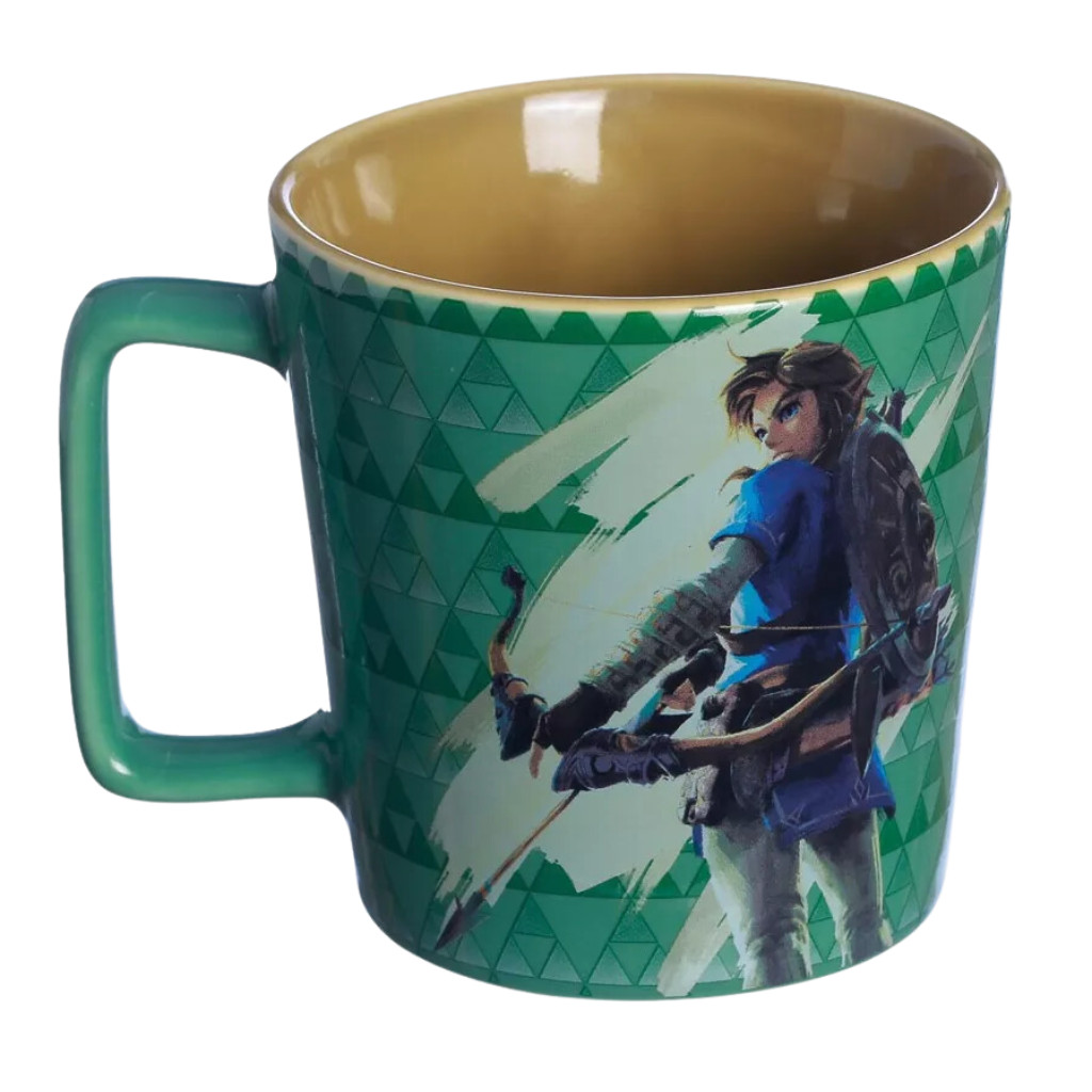 Caneca Buck Cerâmica Zelda Link Nintendo 400ml | Shopee Brasil