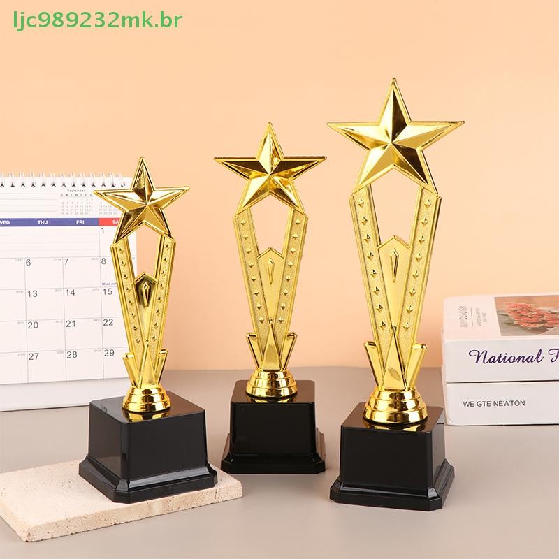 [MYBR] 1 Peça Troféu De Prêmio Infantil Brinquedos Troféus De Estrela ...