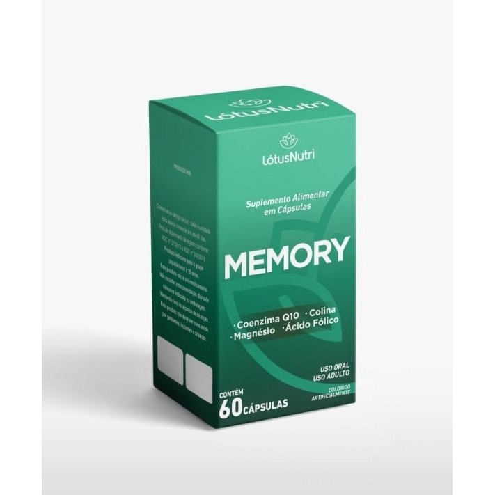 Memory Lótus Nutri | Suplemento para Concentração e Memória | Shopee Brasil